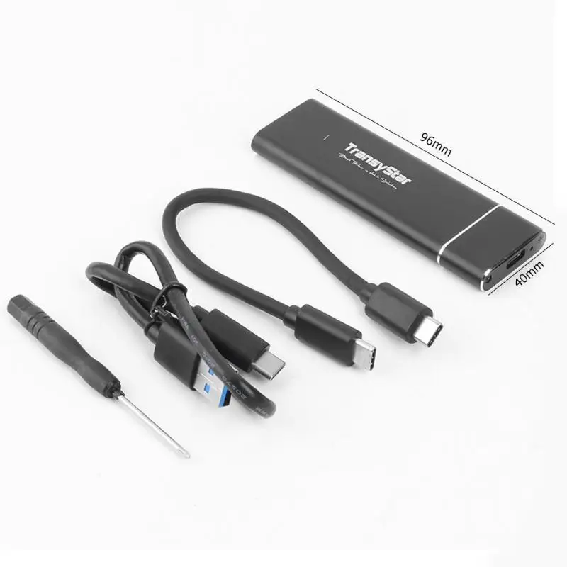 Solid State Drive Case SSD USB3.1 Type-C to M.2 M-Key NVME for NGFF PCI ...