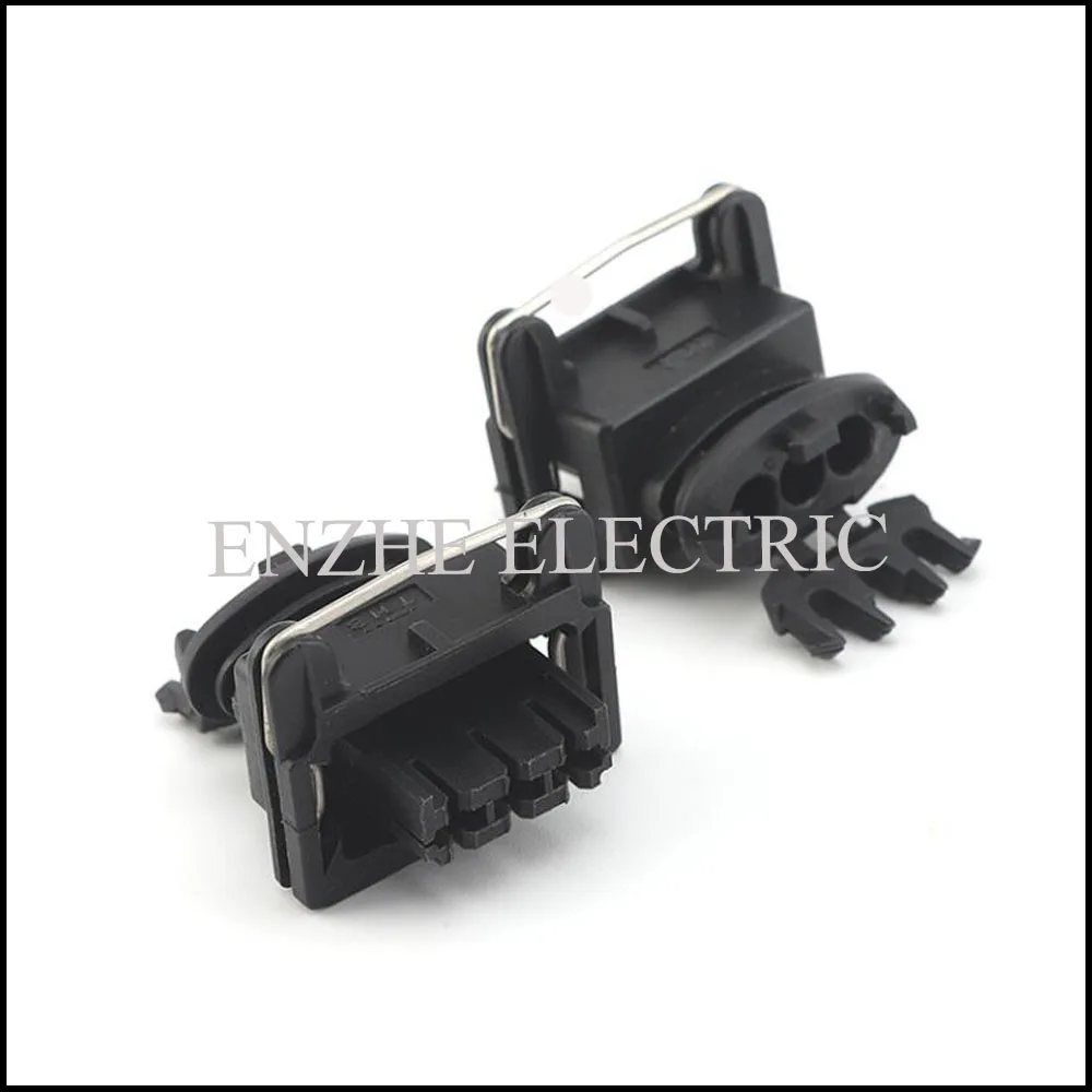 100SET auto female Connector plug terminla auto socket 3 pin New energy control plug wiring ...