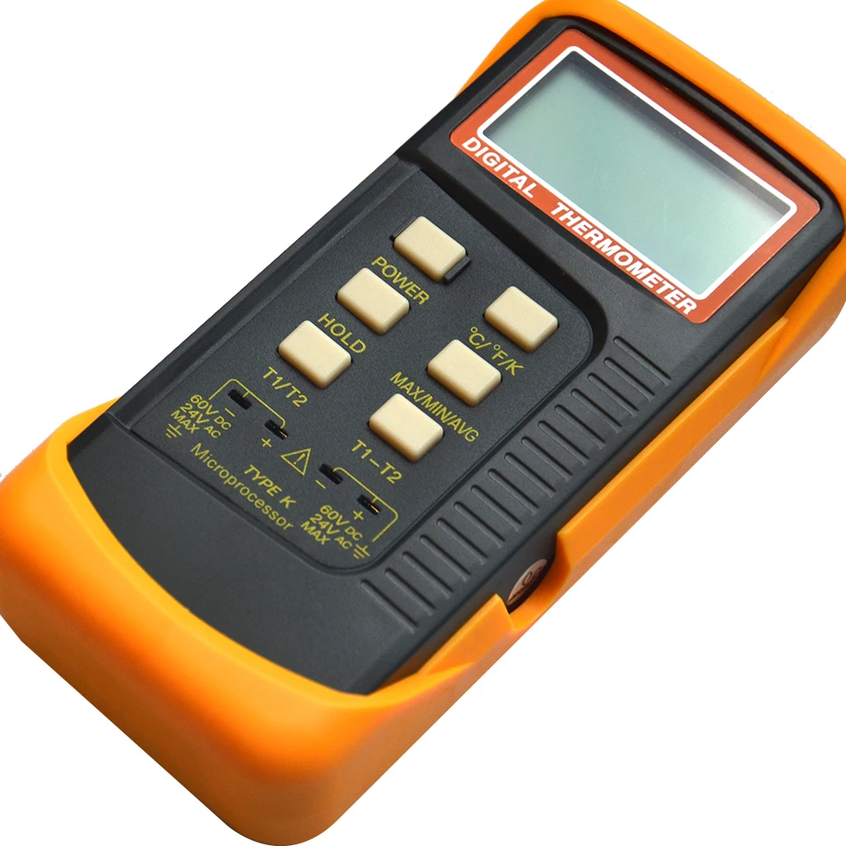 Test Meters & Detectors Dual channel K Type Digital Thermocouple ...