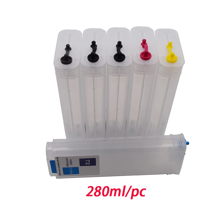 280ml/pc Bulk Ciss Refillable Ink Cartridge With Auto Reset Permanen ...