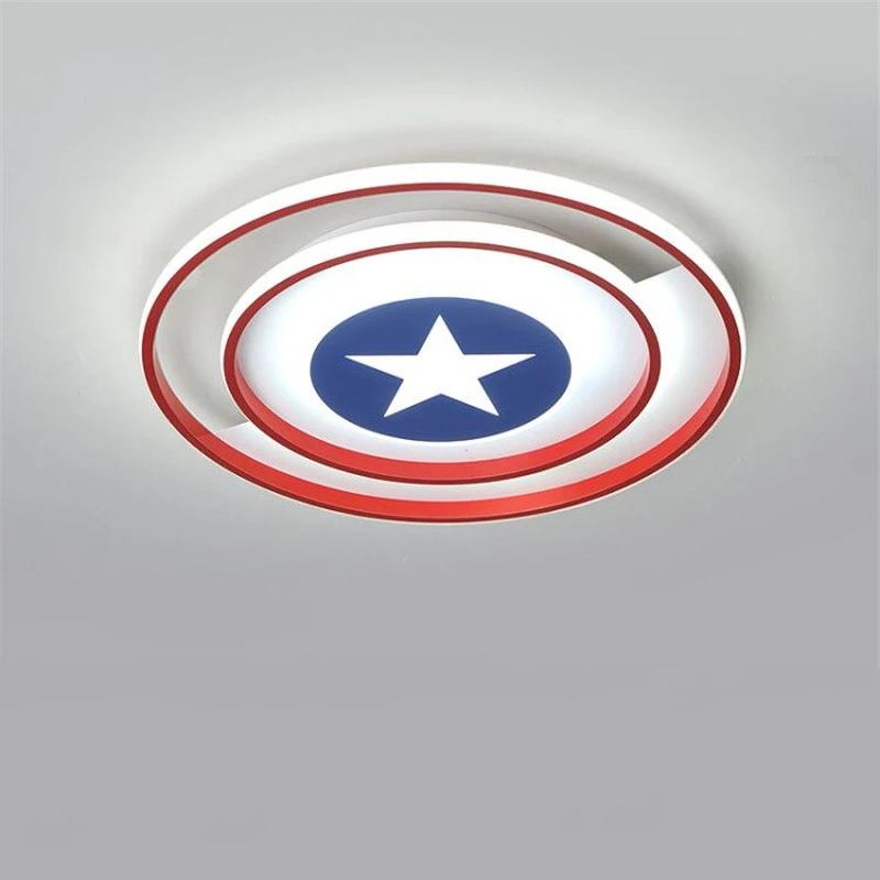 White Captain America Star Kid Room Bedroom Children Princess Ceiling ...