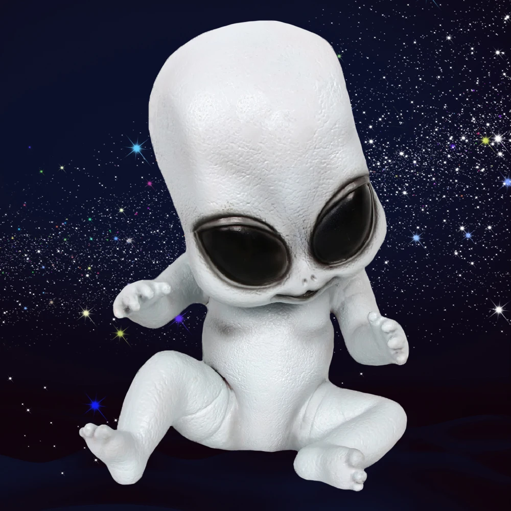 Alien-Doll-White-Realistic-And-Cute-Room-Decoration-Birthday-Gift ...