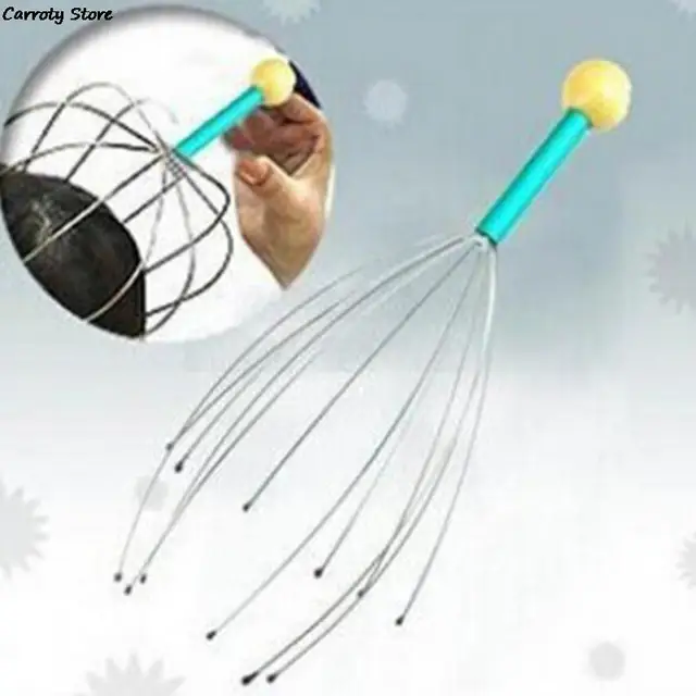 Head Relax Massager Healing Neck Claw Massage Anti-stress Pain Relief ...