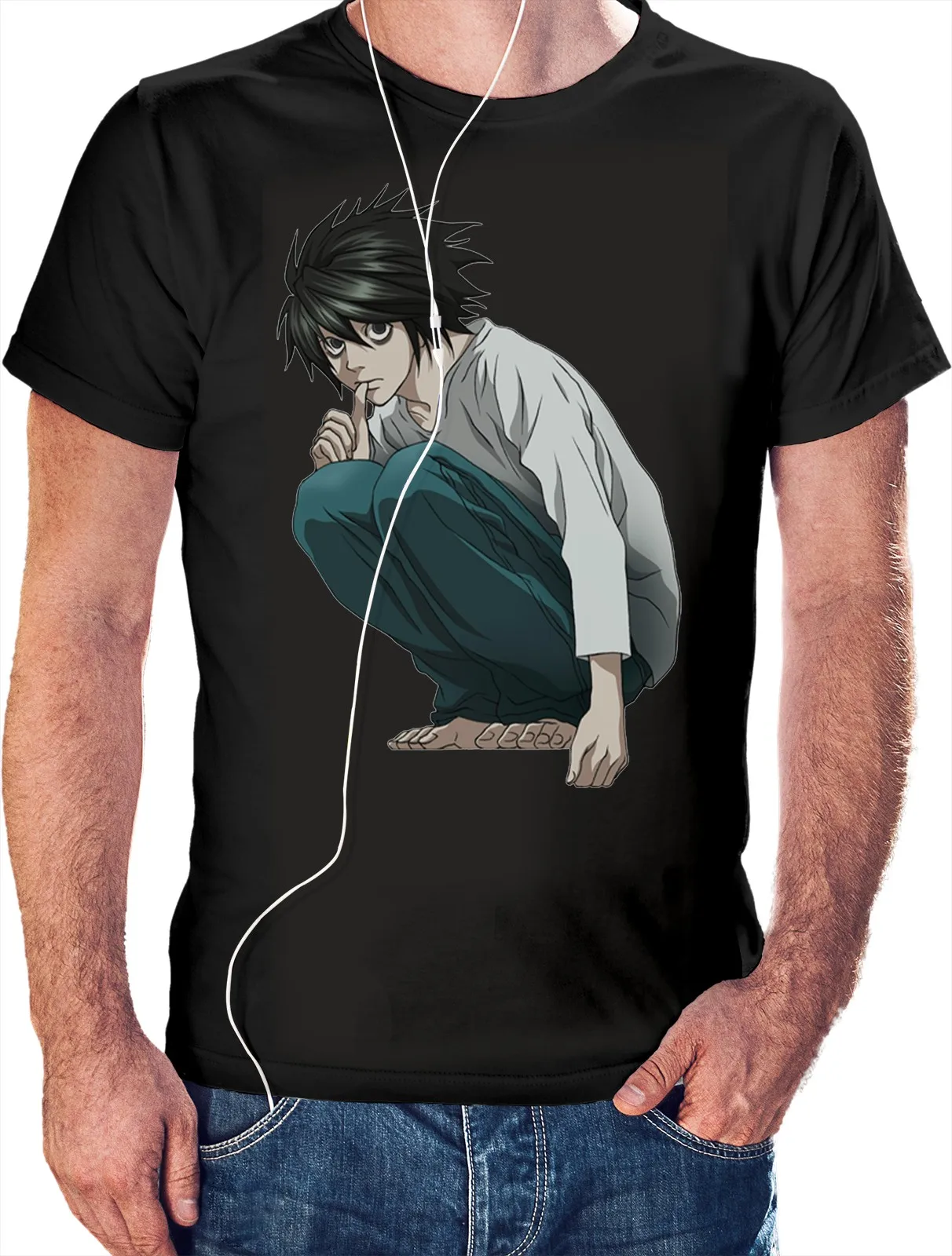 Футболка Тетрадь смерти (Death Note, аниме, Лайт Ягами, аниме, манга ...