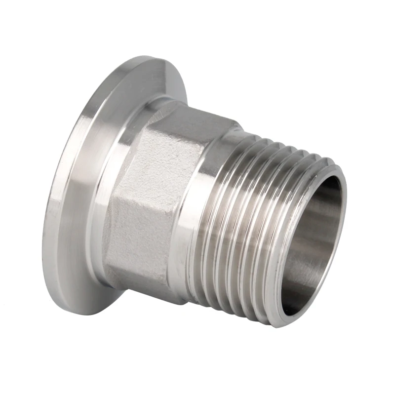 1/2" DN15-2"DN50 Stainless Steel SS304 Sanitary Male Threaded Ferrule ...