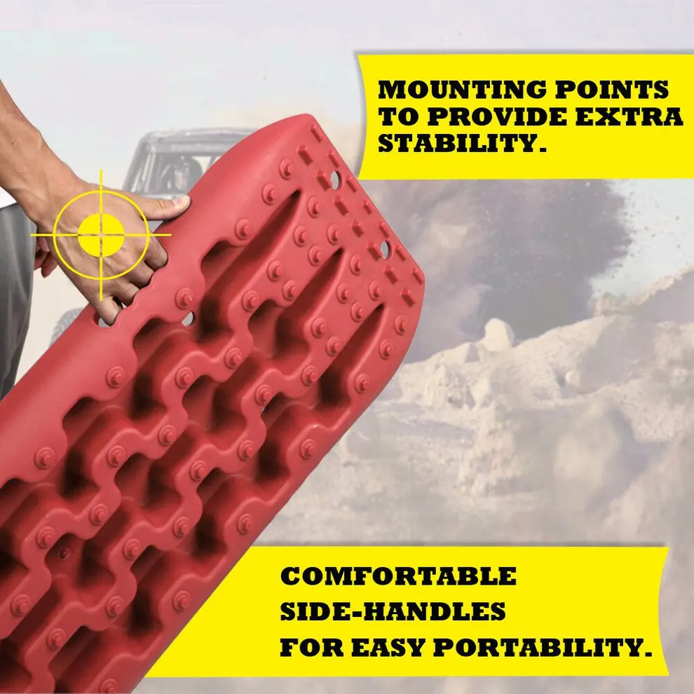 X-BULL NEW Sand Track 2pc Recovery Tracks 10T 4x4 Vehicle Sand/Snow/Mud ...