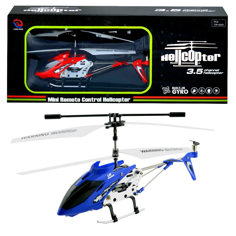 Helicóptero RC 4ch 2,4G Drone de aleación anticolisión anticaída equipado con giroscopio ...