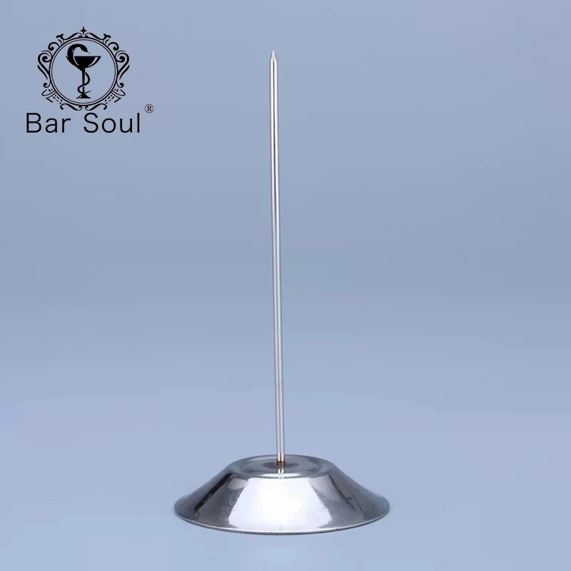 Bar Soul Stainless Steel Straight Rod Paper Memo Holder Bill Fork For ...
