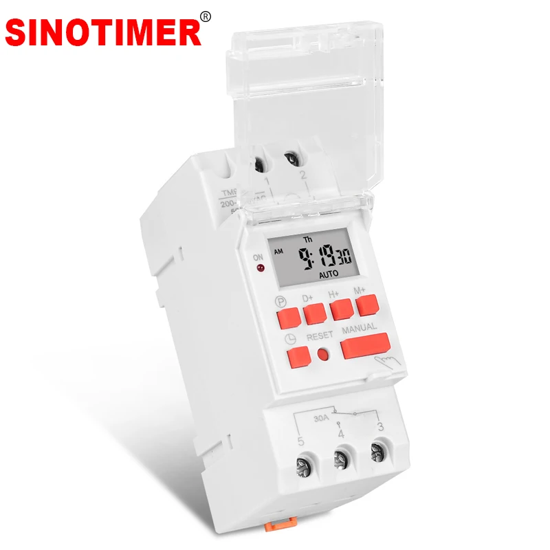 SINOTIMER Temporizador Digital semanal programable, 30a de carga, 220V ...