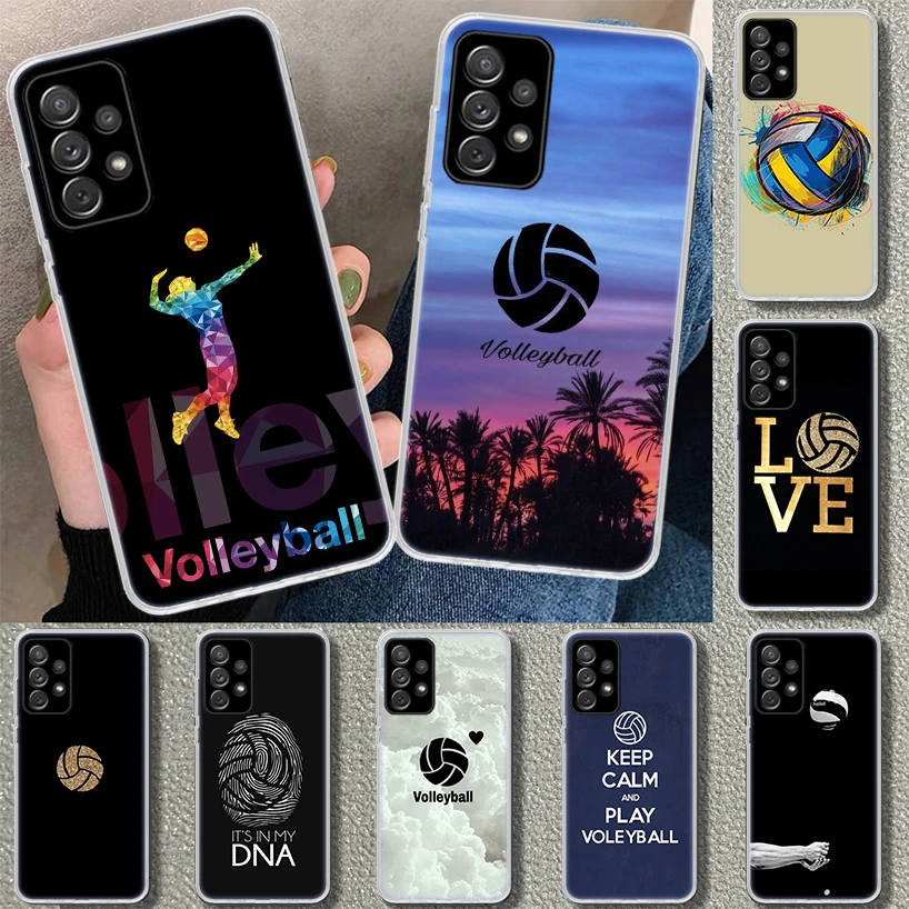 Volleyball-Sports-Phone-Case-for-Samsung-Galaxy-A15-A25-A35-A55-A14-A24 ...