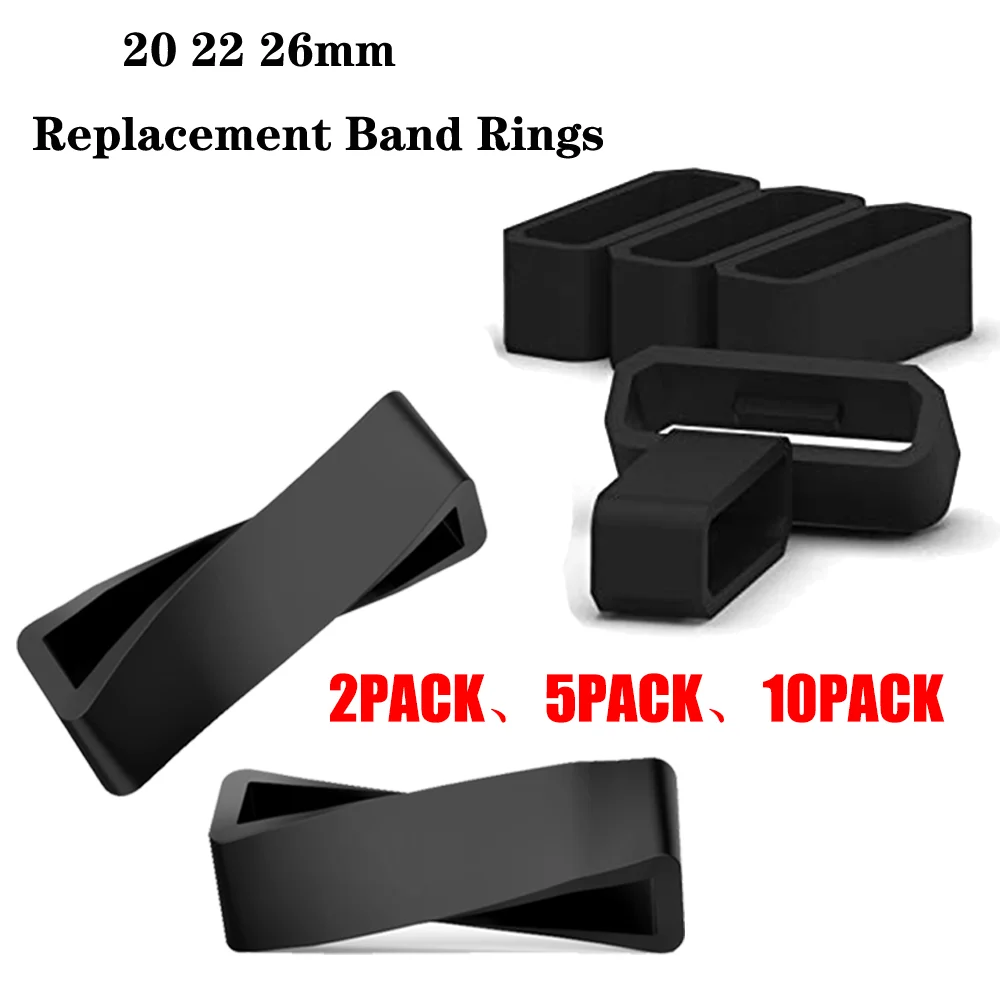 Rubber keeper For Garmin Fenix 6S 6X 6 Pro 5X 5S 5 Plus strap rubber ...