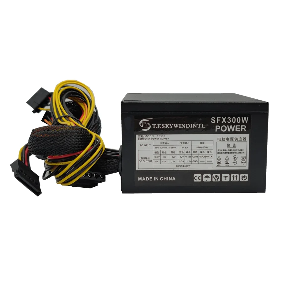 300W SFX computer PC power supply For Micro ATX Case MINI PC SFX PSU 250W micro atx PSU ...