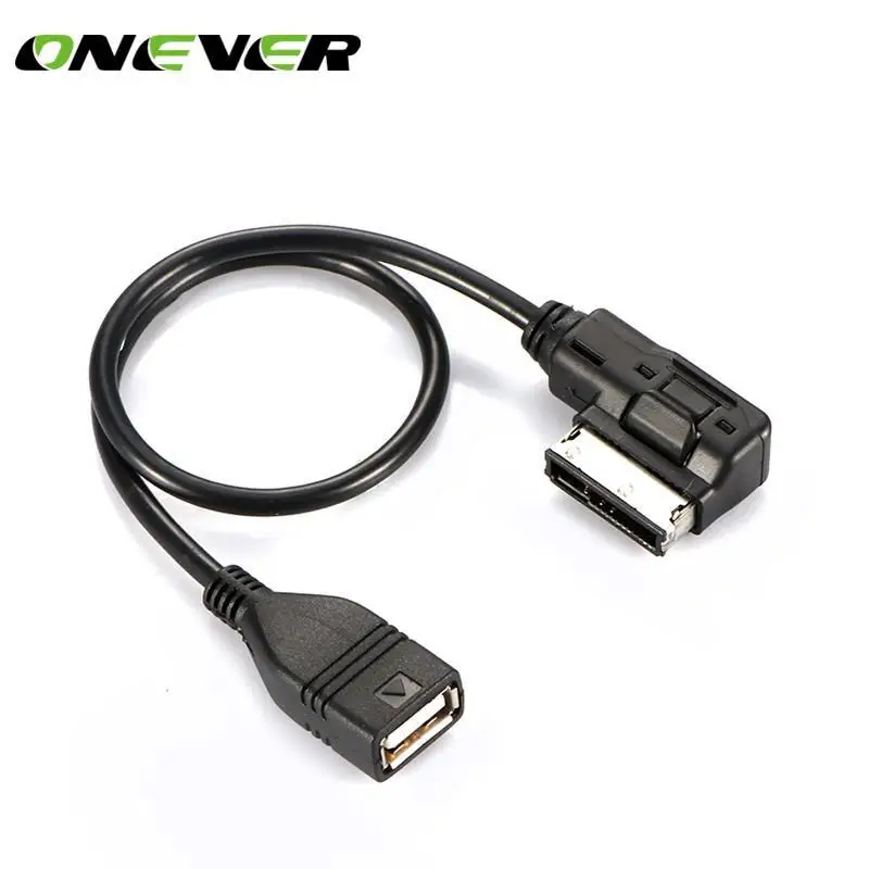 Onever cabo de áudio usb mmi e aux para usb, adaptador de música, mp3 ...