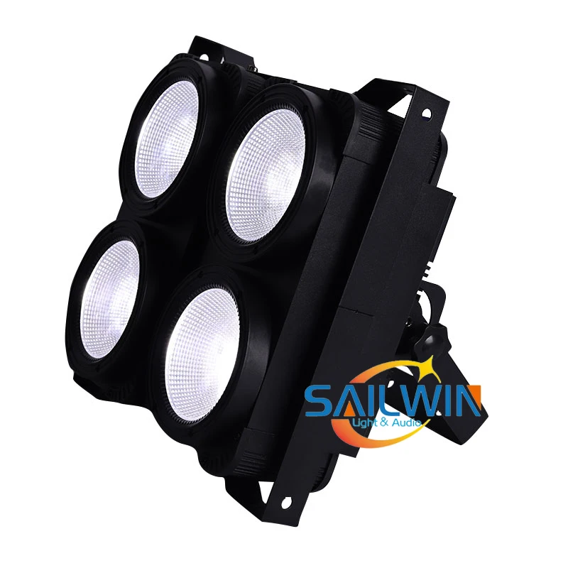 4X LOT Spark 4 Eyes 4*100W 2in1 WW/CW COB LED Blinder Light Audience ...