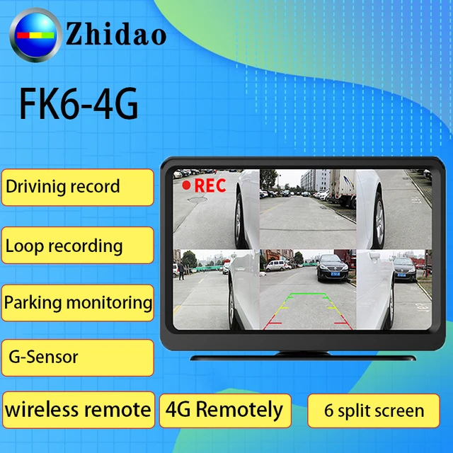 Smart Camera Dual lens tracker Rear View 1080P Video Recorder Mirror ...