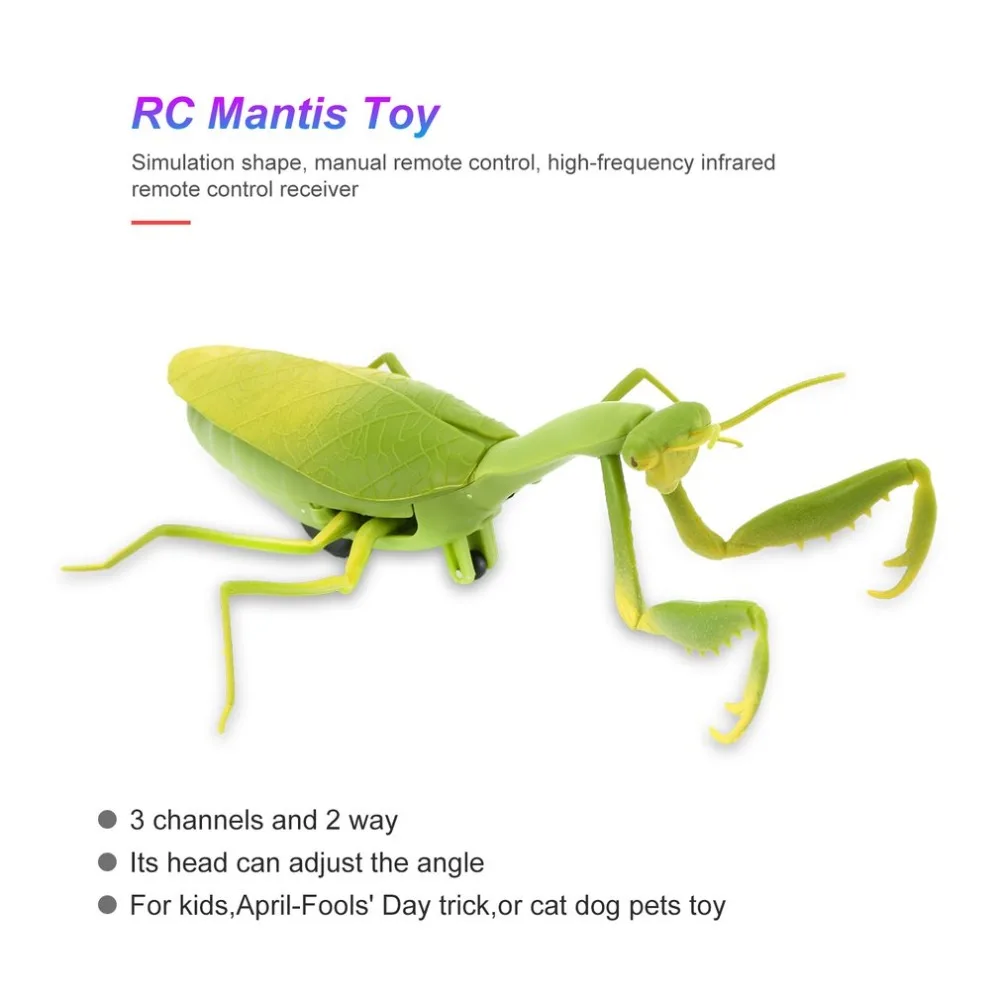 Electric Infrared Remote Control Simulate Mantis Shape Prank Toy ...