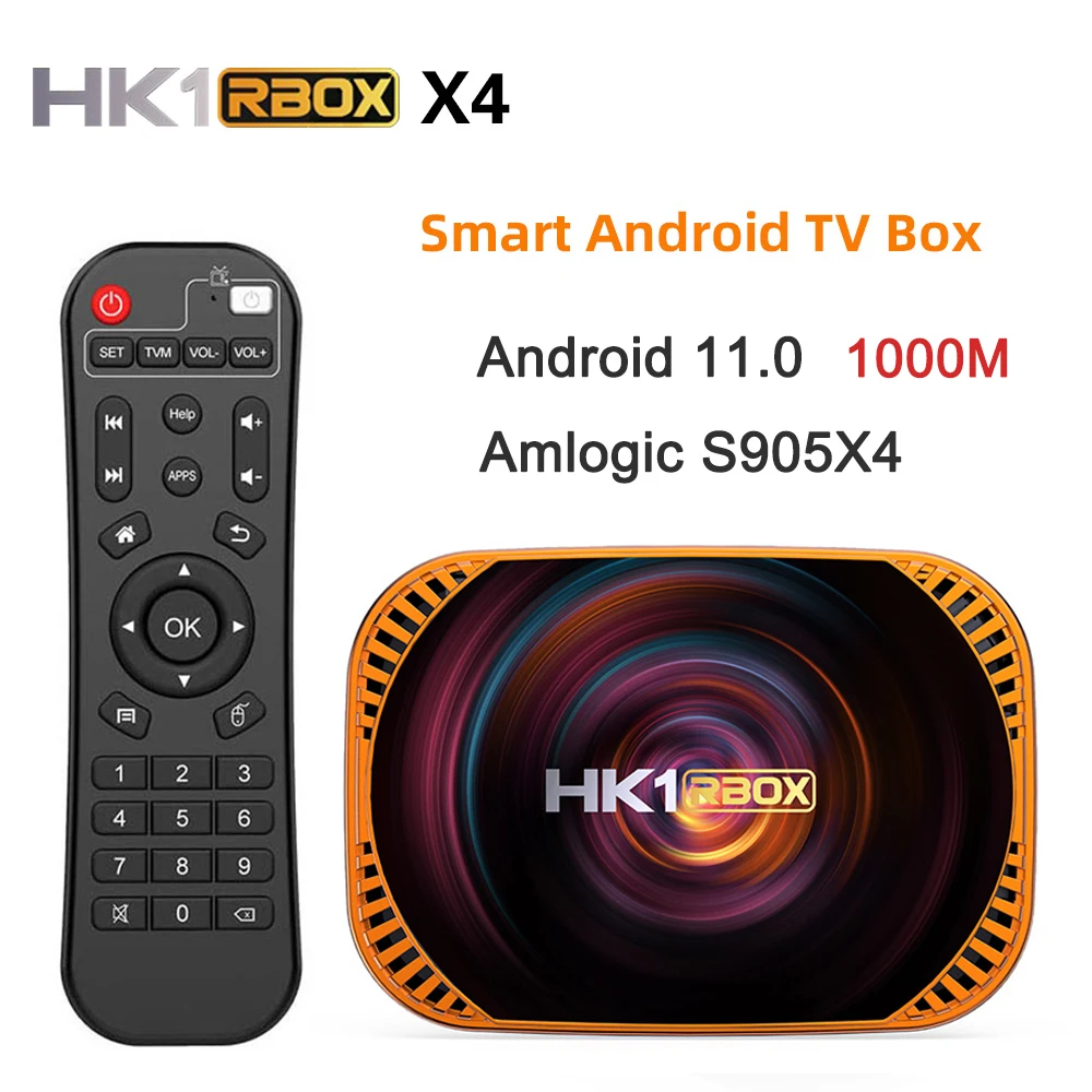 Dispositivo-de-TV-inteligente-HK1-RBOX-X4-decodificador-con-Android-11-Amlogic-S905X4-1000M-8K ...