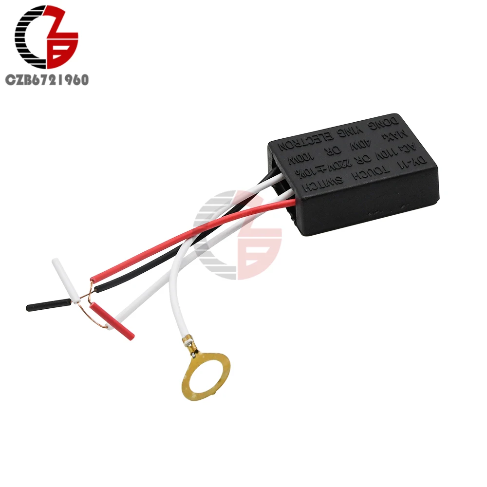 Touch Control Sensor Table Light Parts On/off 1 Way Bulb Lamp Switch Ac ...