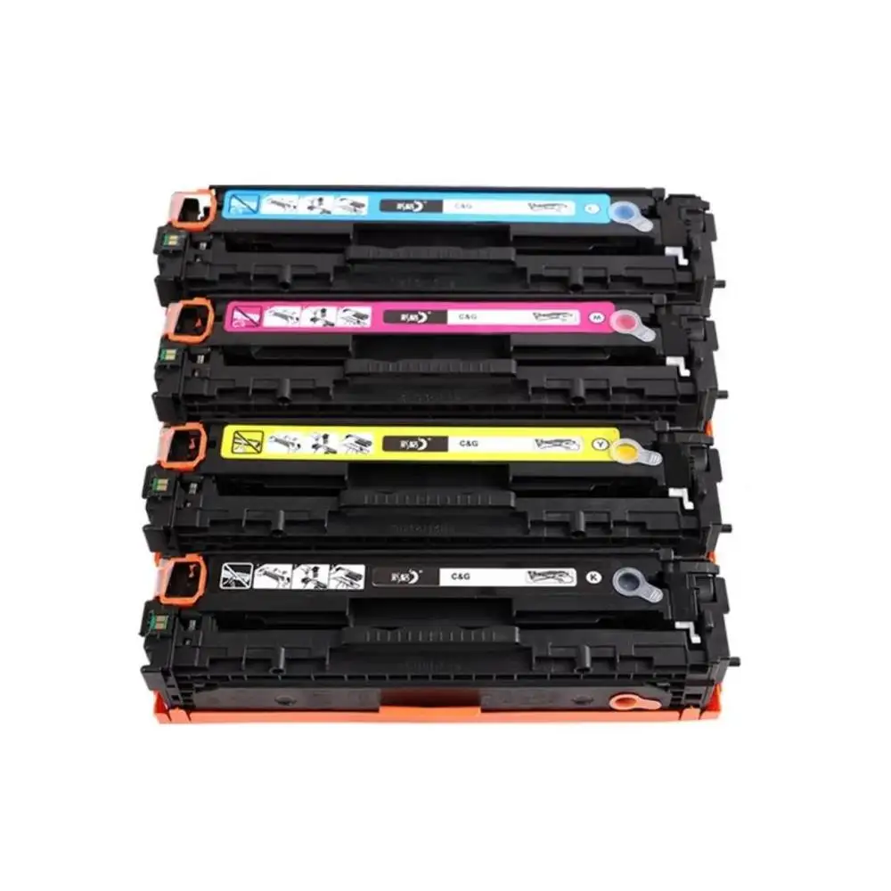 CF540 CF540A CF541A CF542A CF543A совместимый картридж с тонером для ...