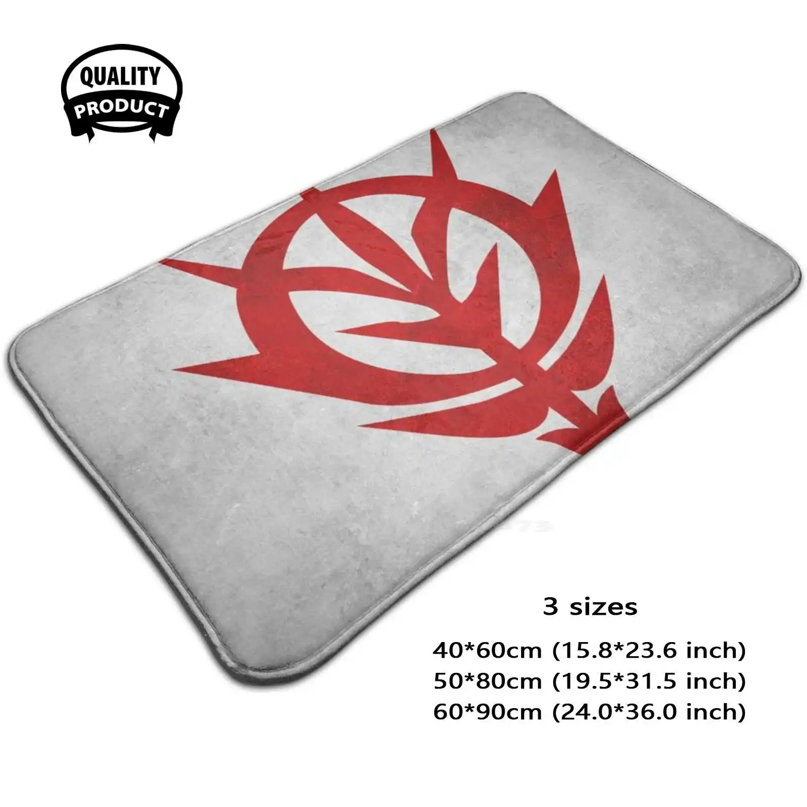 Zeon-Logo-Texture-White-Soft-Cushion-Car-Home-Carpet-Door-Mat-Scifi ...