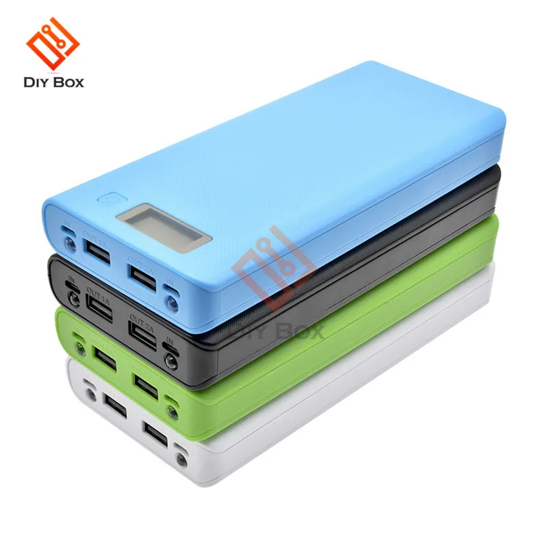 DIY-8x18650-Portable-Battery-Box-Power-Bank-Charger-Plastic-Shell-Case ...