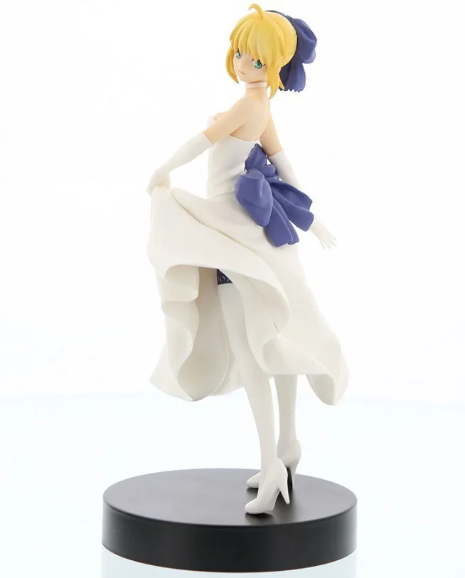 Anime Peripheral Fate Destiny Night SABER White Formal Dress Ceiba ...