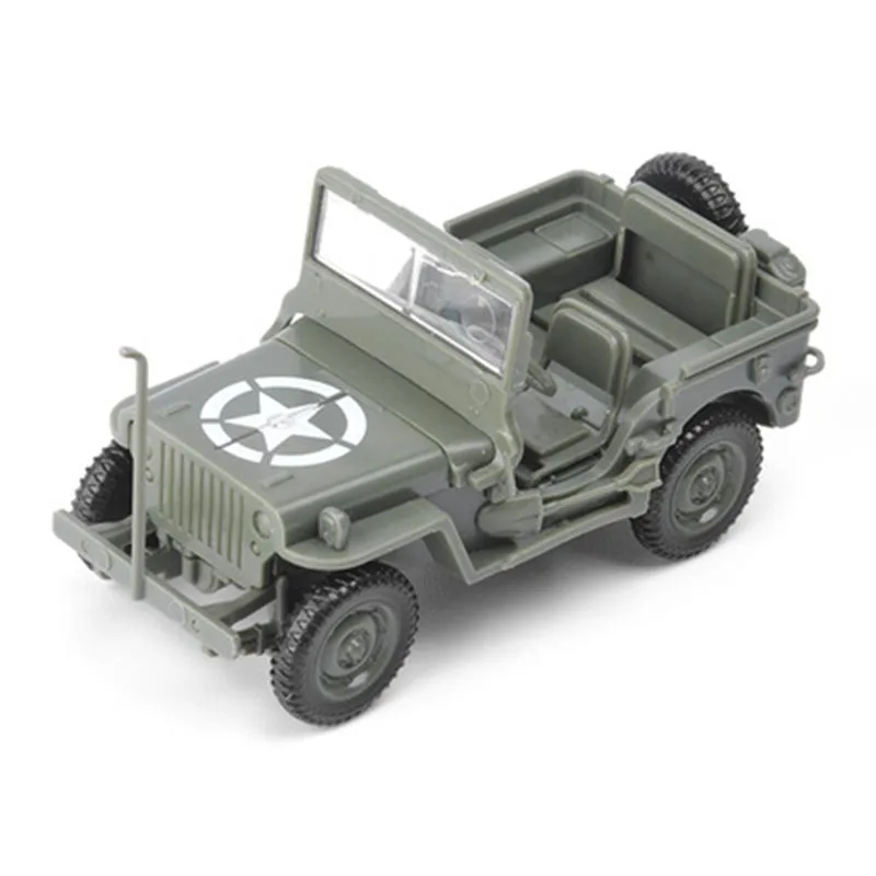 4d Assembled 1/48 World War Ii Allied Willis Jeep Model Military ...