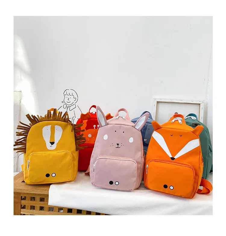 Cartoon Animal backpack for Children Cute Boys School Bags Kindergarten ...