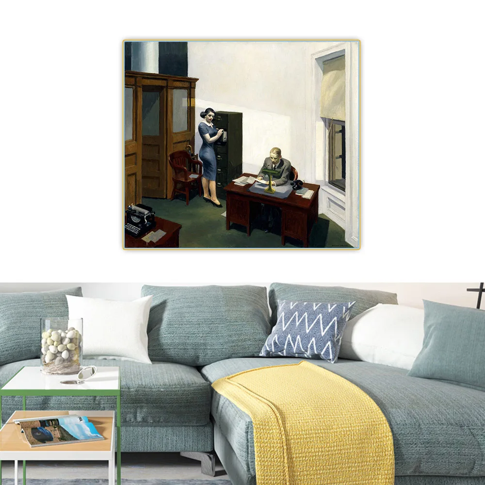 Office At Night Edward Hopper