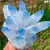 Brand new find sky blue Phantom quartz crystal cluster ore sample cured ...