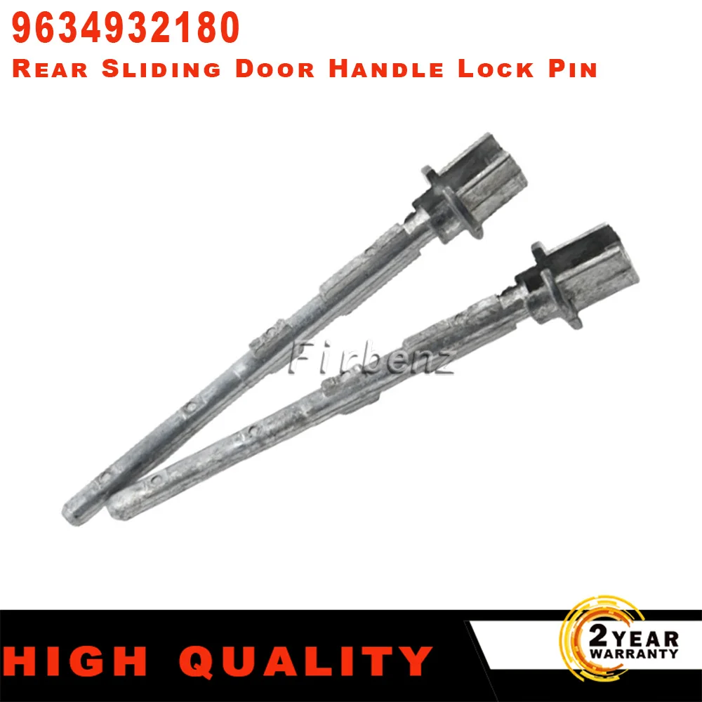 2-Pieces-Rear-Sliding-Door-Handle-Lock-Pin-9634932180-9639225577-Fits ...