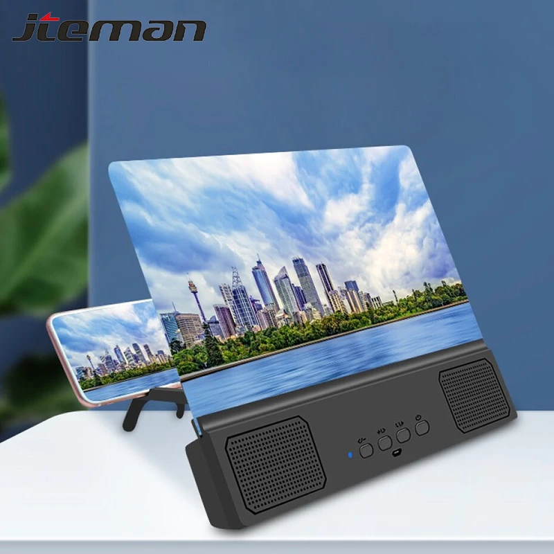 14 " Projector For Mobile Phone Screen Amplifier Hd Blu-ray Magnifying ...