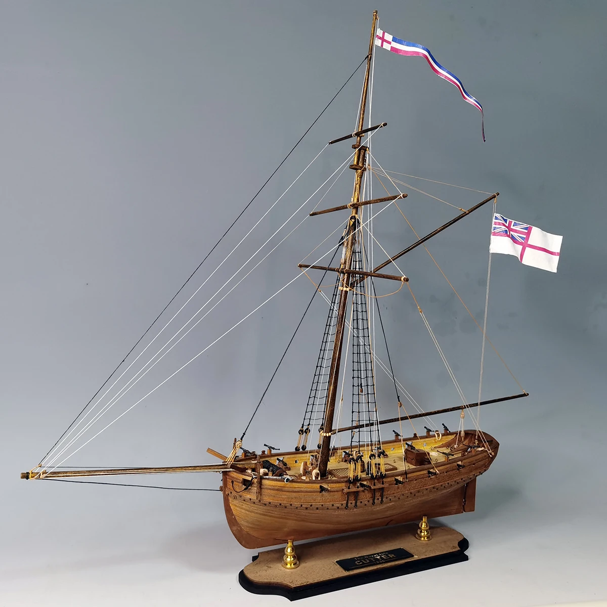 Sailboat-model-assembly-kit-1-64-the-naval-tula-CUTTER-ship-model ...