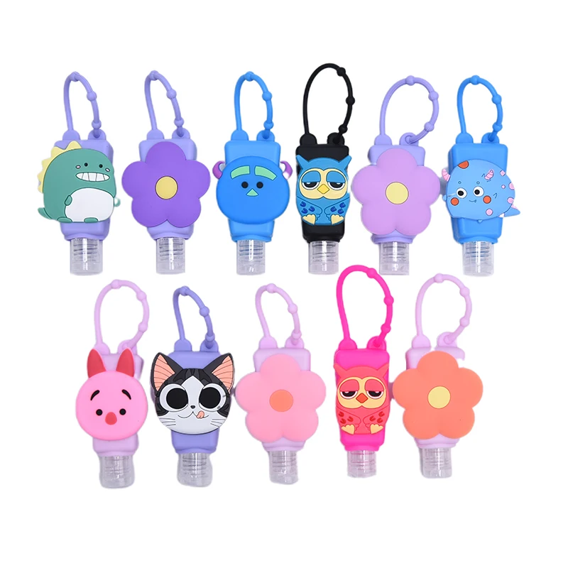 1PCS 30ml Cute Silicone Mini Hand Sanitizer Hand Gel Holder Portable ...