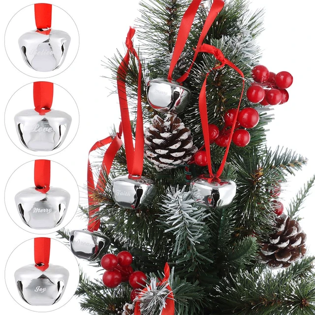 Silver Christmas Sleigh Bells