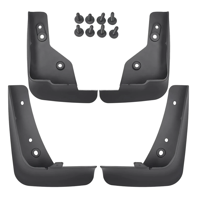 4 pces carro dianteiro traseiro mud flap guarda respingo fender abs ...