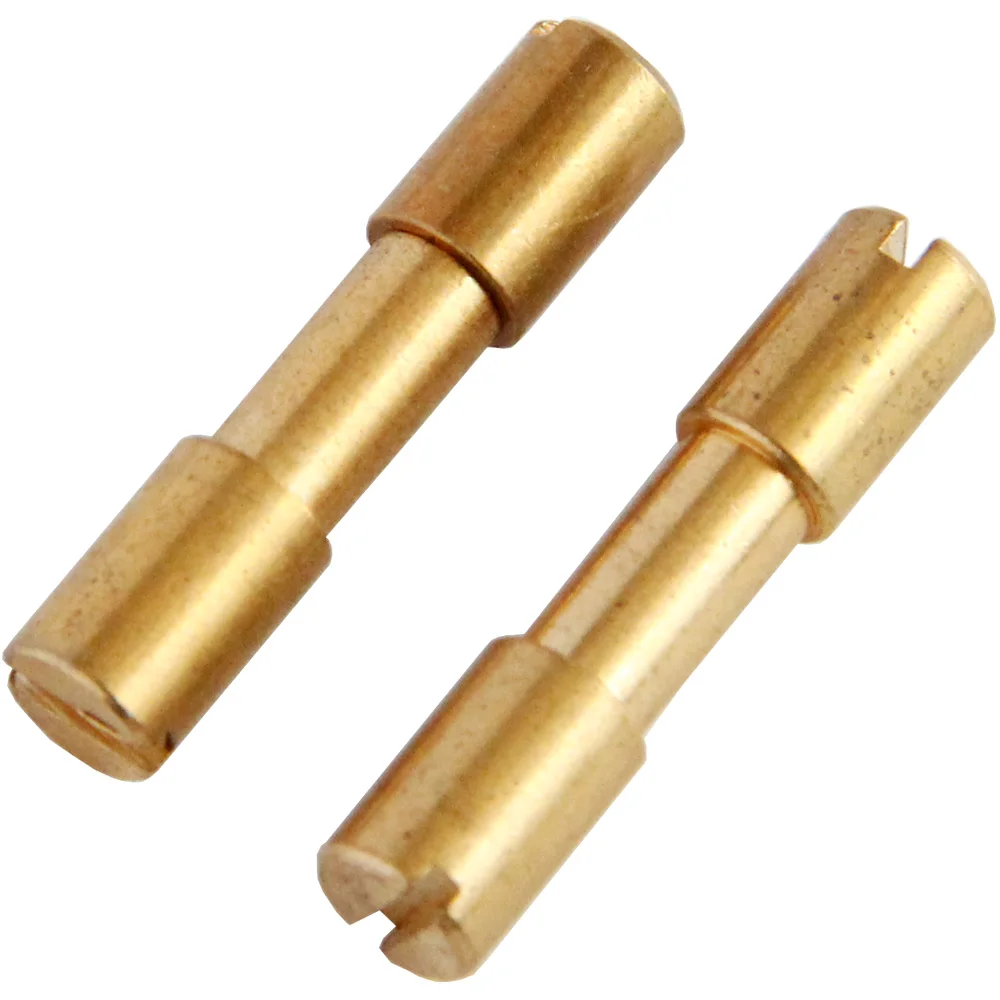 2pcs Brass Corby Bolts Fastener DIY Knife Handle Tactics Lock Rivet ...