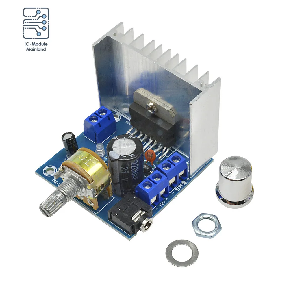 Placa amplificadora TDA7297 DC 9 15V, Versión B, altavoz 15W x 2 ...