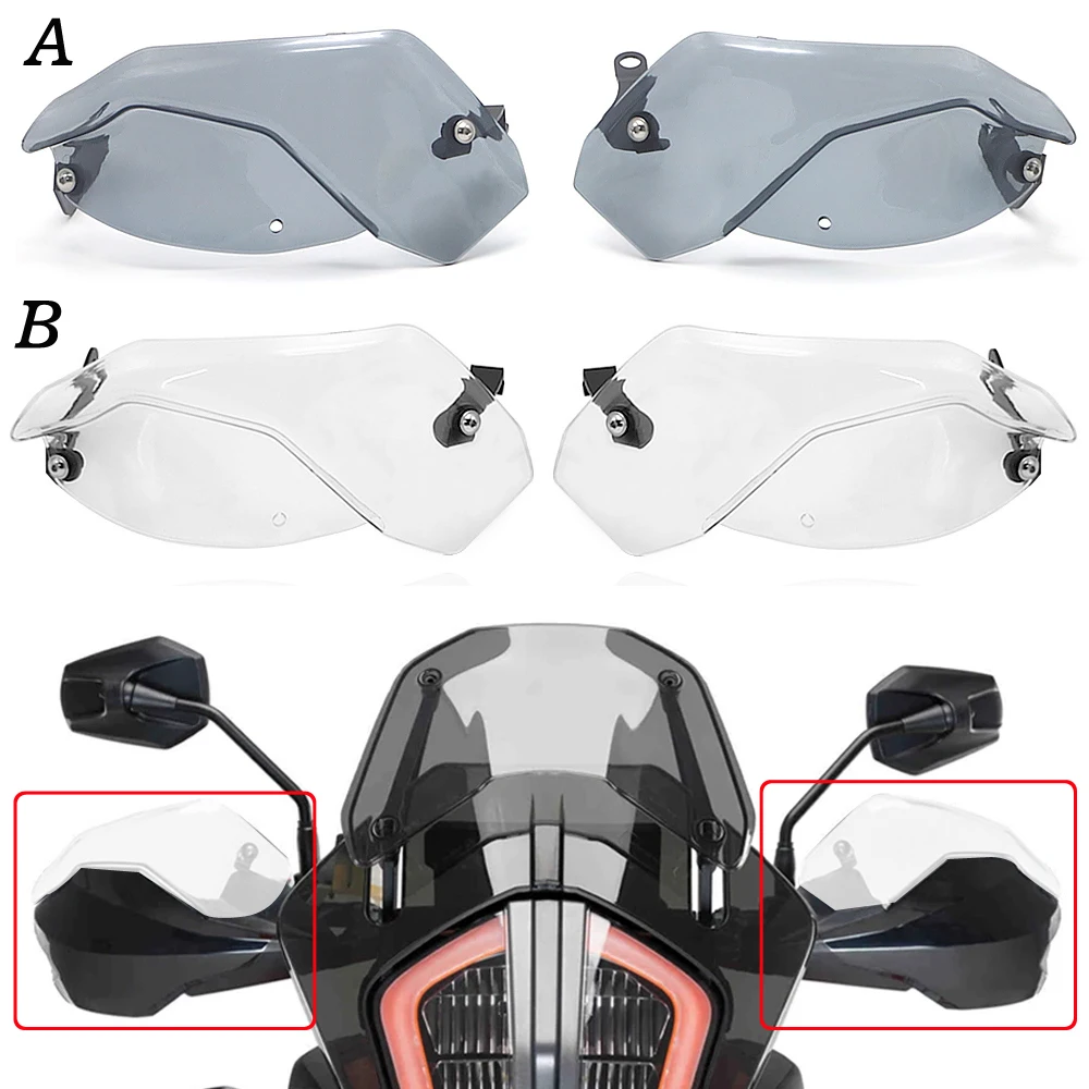 Motorcycle Handguard Windscreen Deflector Handshield Hand Guard Shroud ...