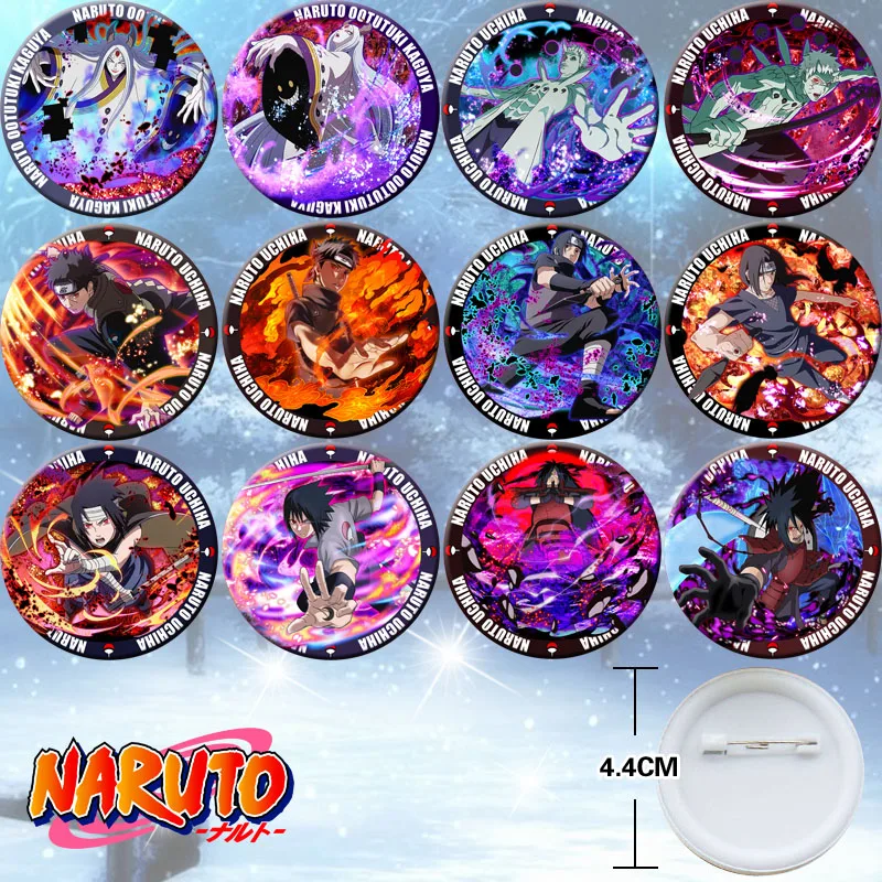 NARUTO Uchiha Sasuke Uzumaki Naruto Uchiha Itachi Bedge Itabag Badge ...