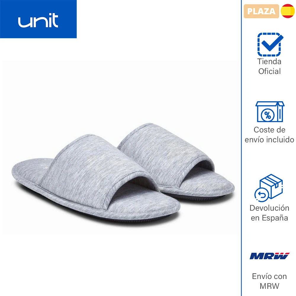 Shoes to be at home open front and back in men's gray color ...