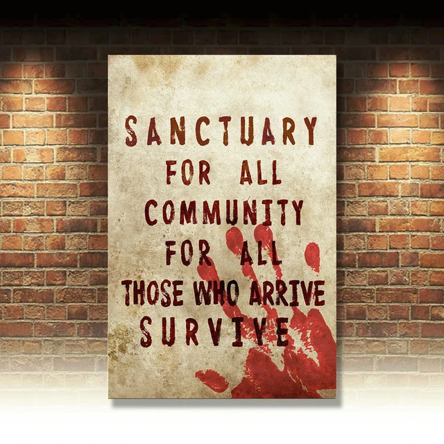 Walking Dead Terminus Sign