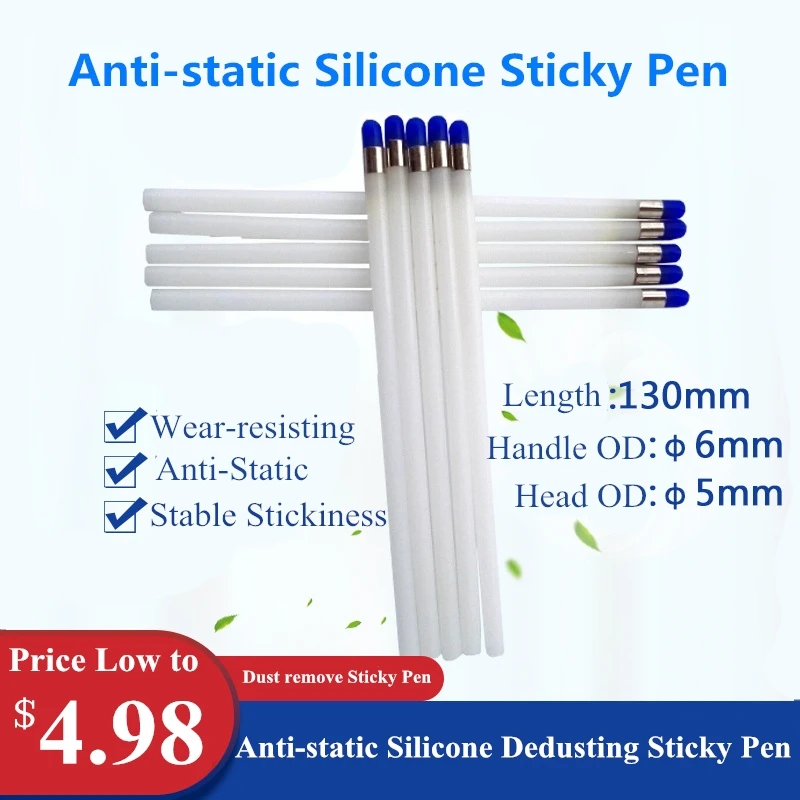 Factory Supply Reusable Cleanroom Work Mini Silicone Cleaning Sticky ...