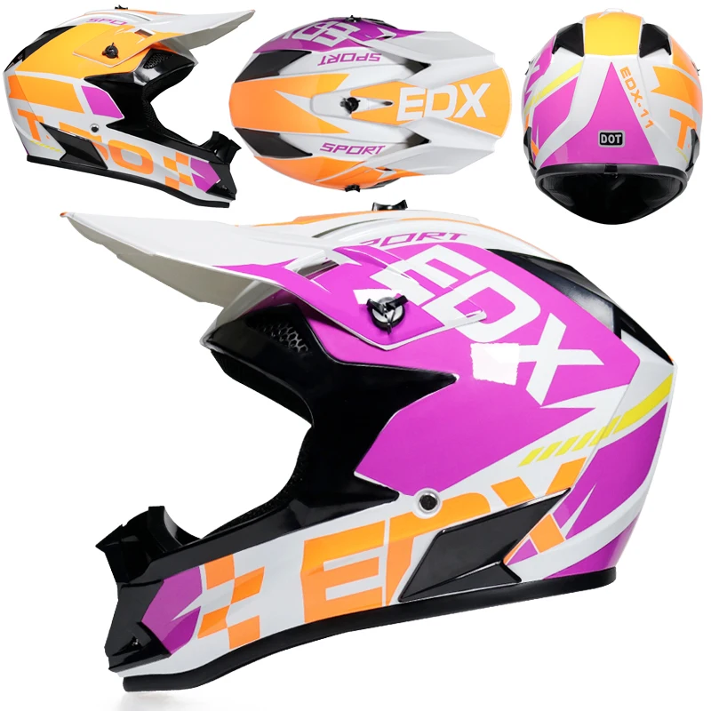 Motorcycle Adult Motocross Off Road Helmet Atv Dirt Bike Downhill Mtb Dh Racing Helmet Cross ...
