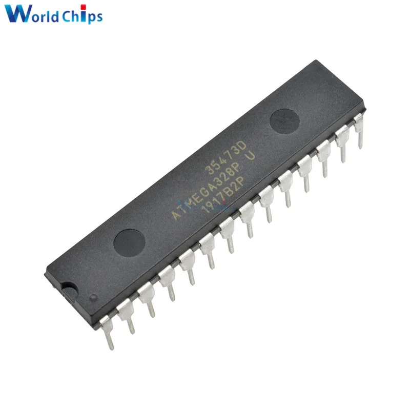 DIP SOCKET 5PCS IC ATMEGA328P-PU ATMEGA328P DIP28 Microcontroller ATMEL ...