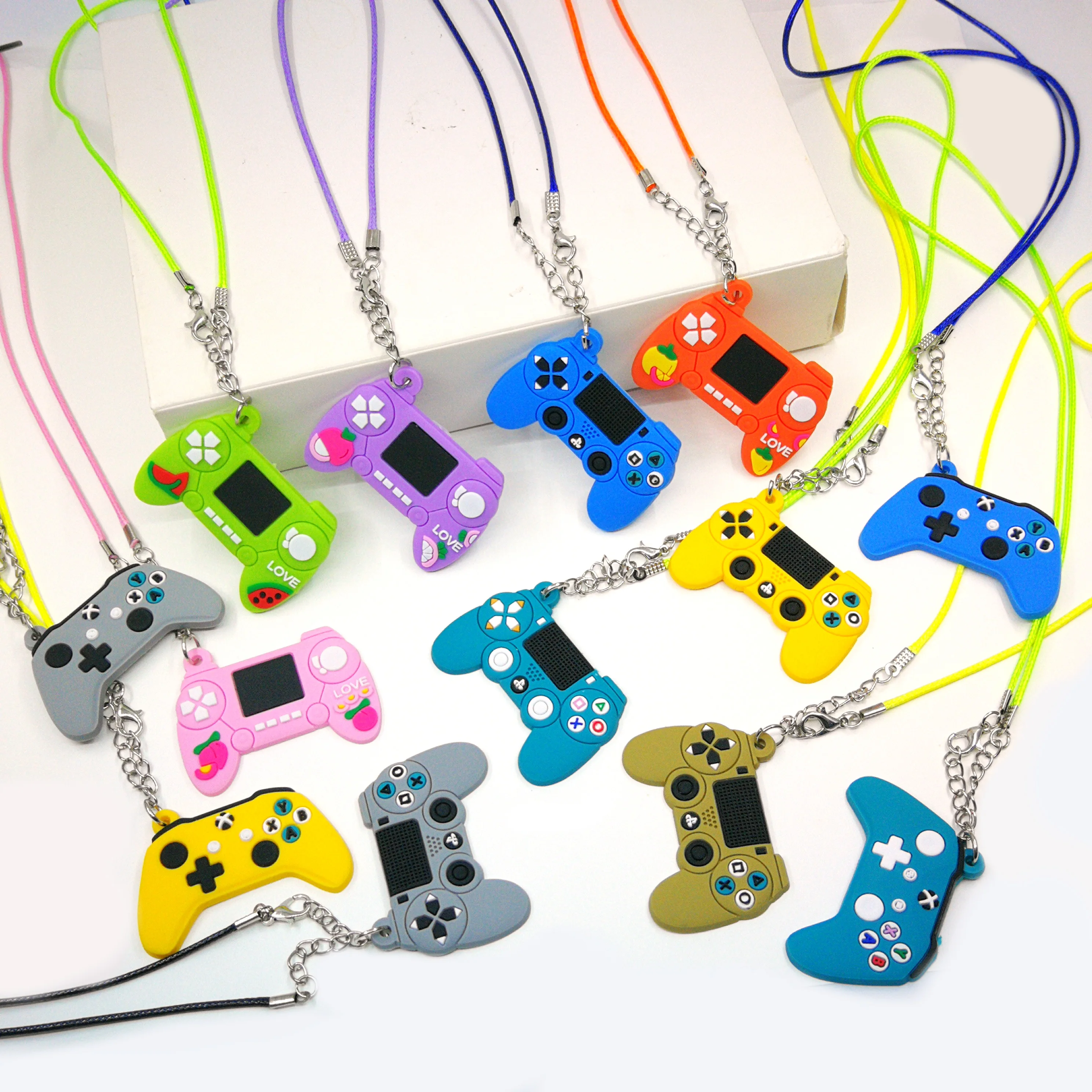 1PCS-PVC-hot-sale-Necklace-Game-handle-cartoon-necklaces-fun-Gamepad ...