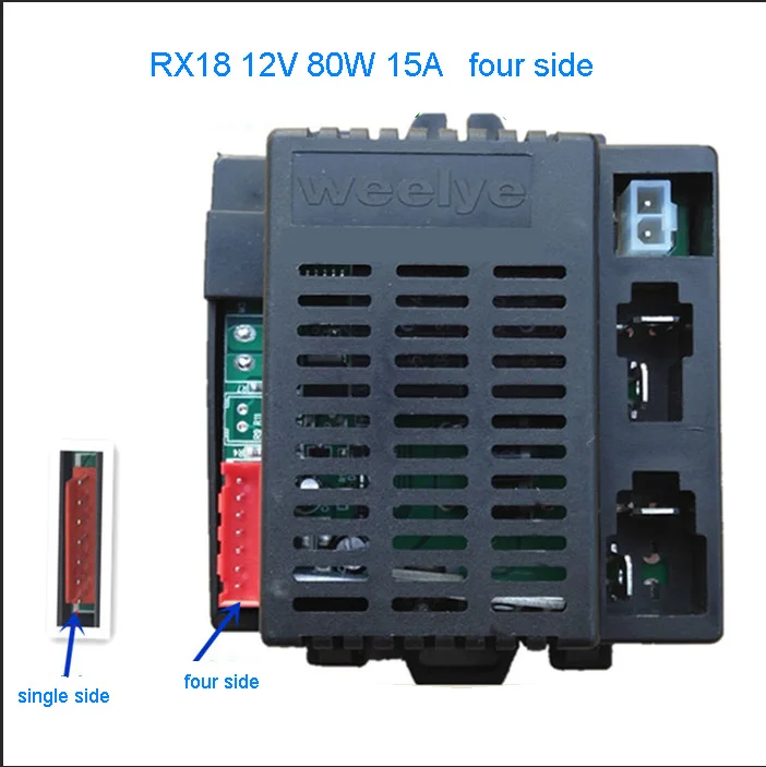 Weelye RX37 RX23 RX30 RX42 RX19 Children’s Electric Toy Car 2.4G Bluetooth Remote Control, 12V ...