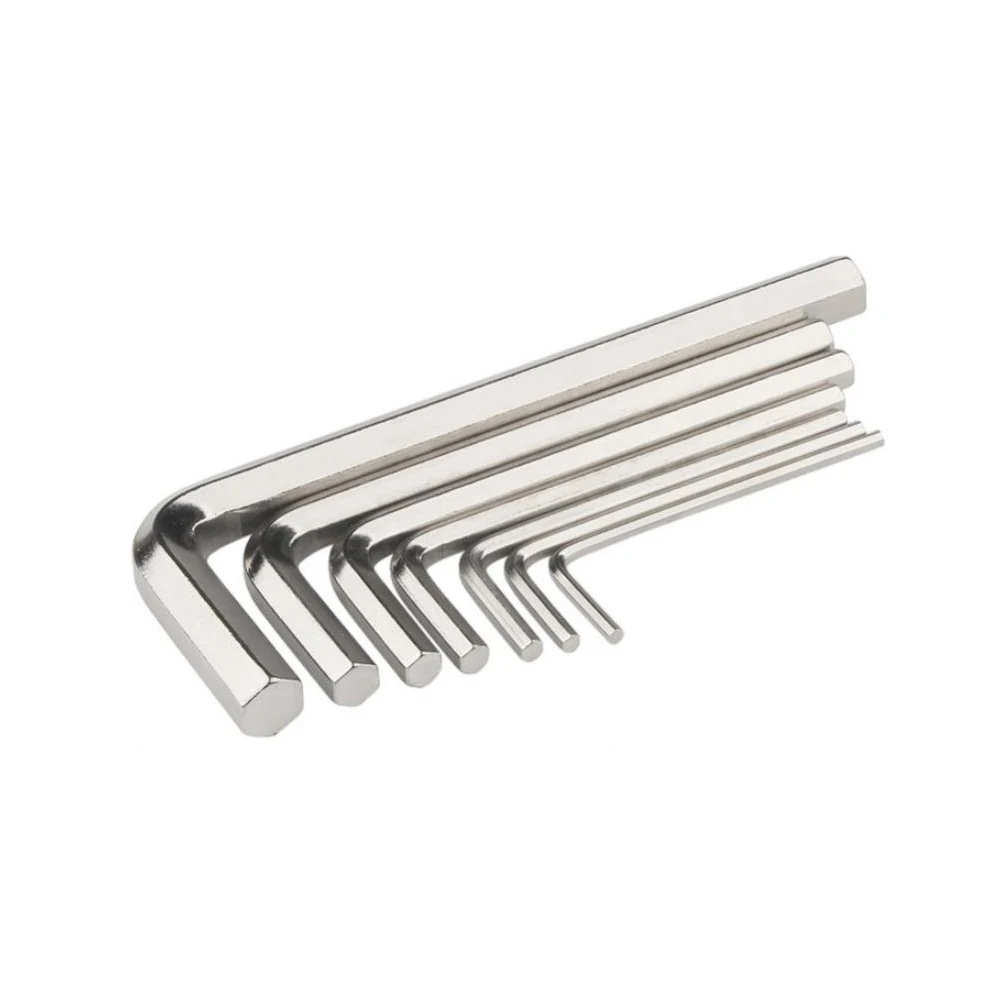 1.5~12mm Allen Key Nickel Plated Hexagonal Key L-type Wrench Hex ...