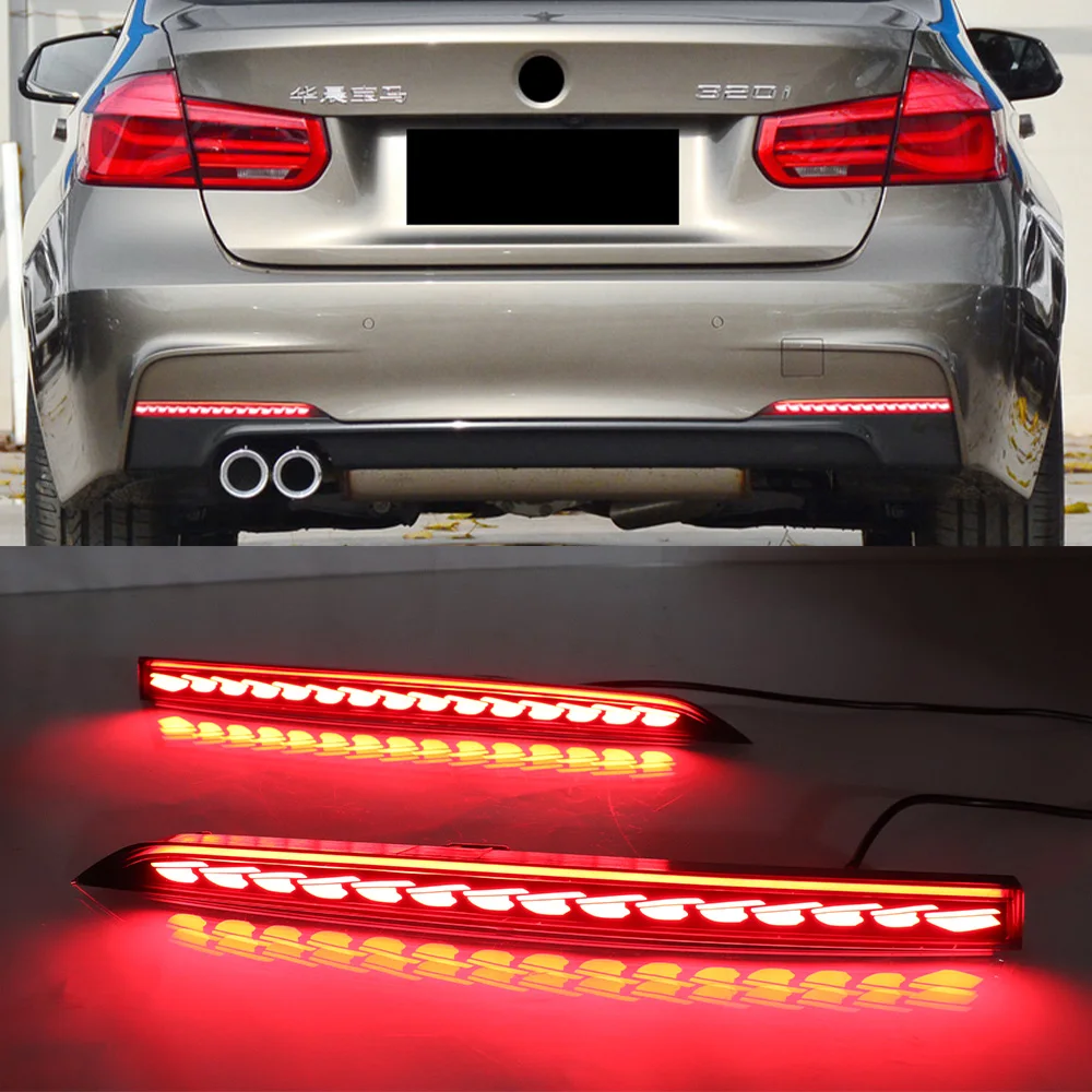 1 Pair Rear Reflector Light Brake 63147848583 For Bmw M3 F30 F80 Base ...