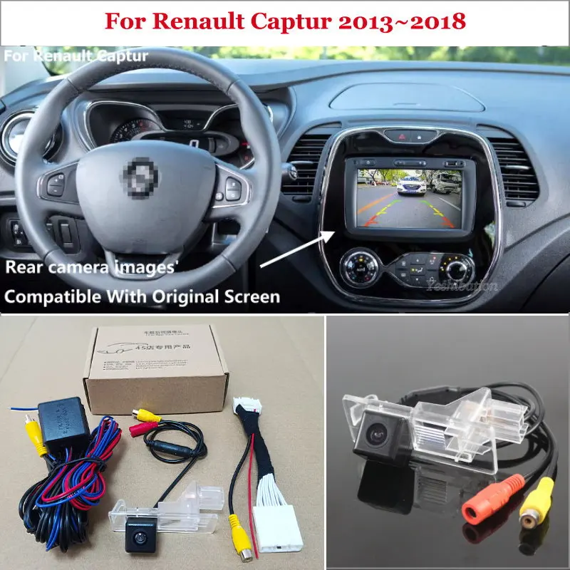 Yeshibation Car Rear View Back Up Reverse Camera Sets For Renault ...